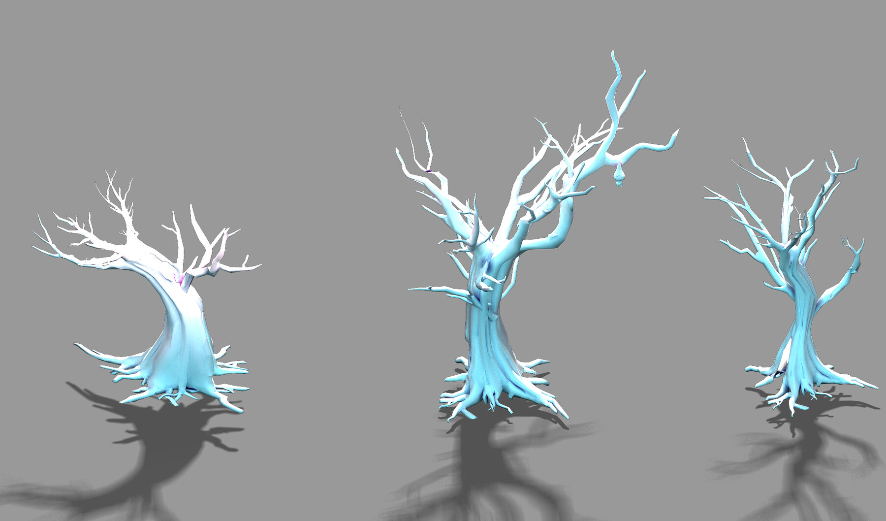 ArtStation - Dark forest - dead tree 01 | Game Assets