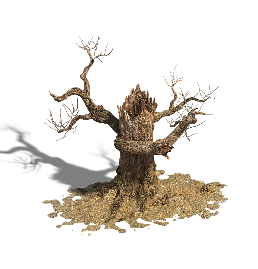 ArtStation - Barracks - desert Dead tree 06 | Game Assets