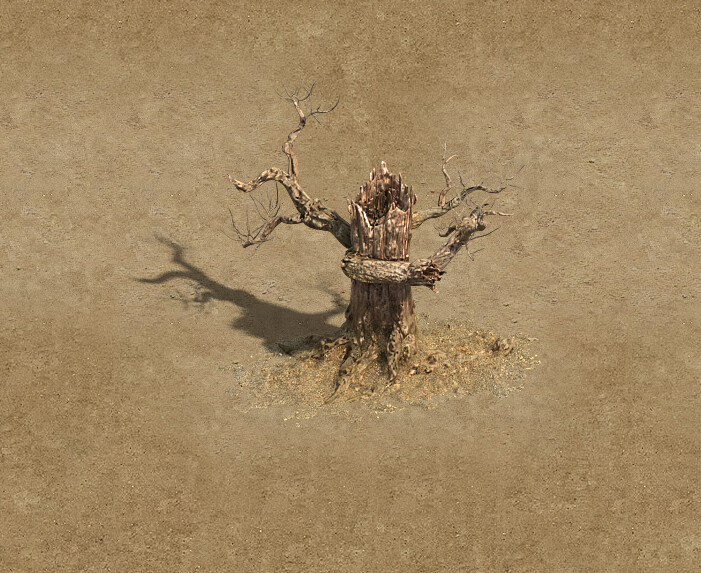 ArtStation - Barracks - desert Dead tree 06 | Game Assets