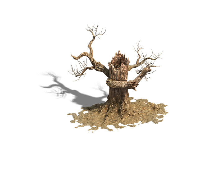 ArtStation - Barracks - desert Dead tree 06 | Game Assets