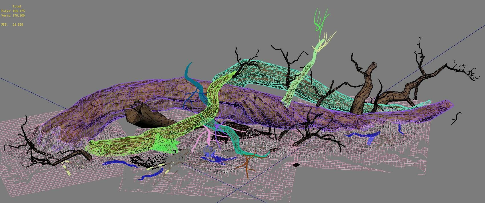 ArtStation - Barracks - desert Dead tree 07 | Game Assets