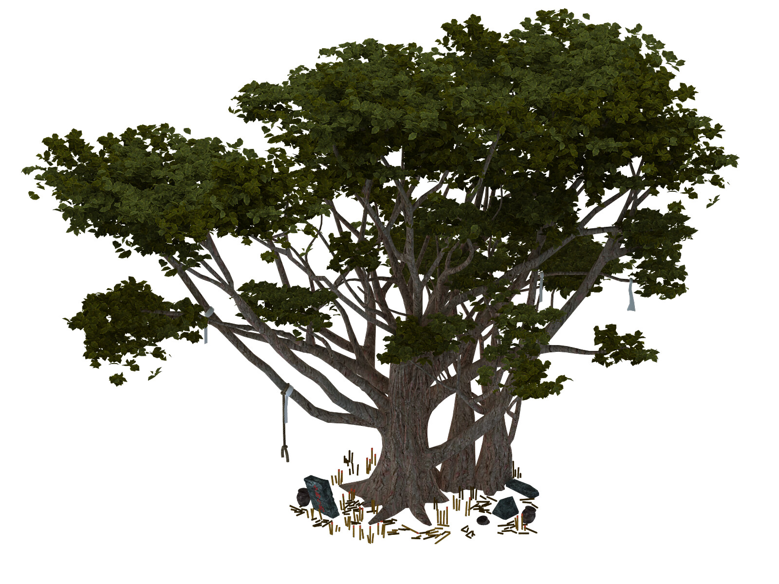 ArtStation - Maya Forest - Big Tree 043 | Game Assets