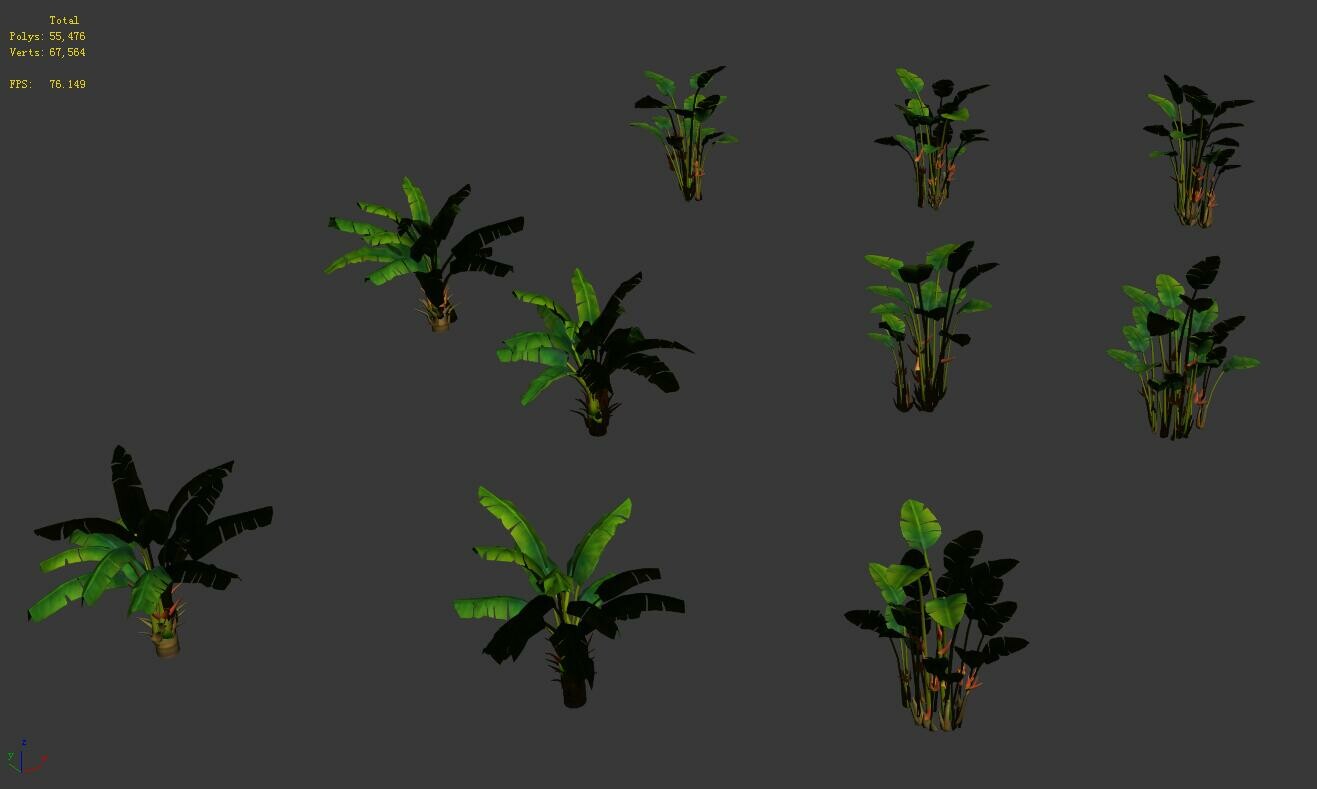 ArtStation - Daughter village - banana tree | Game Assets