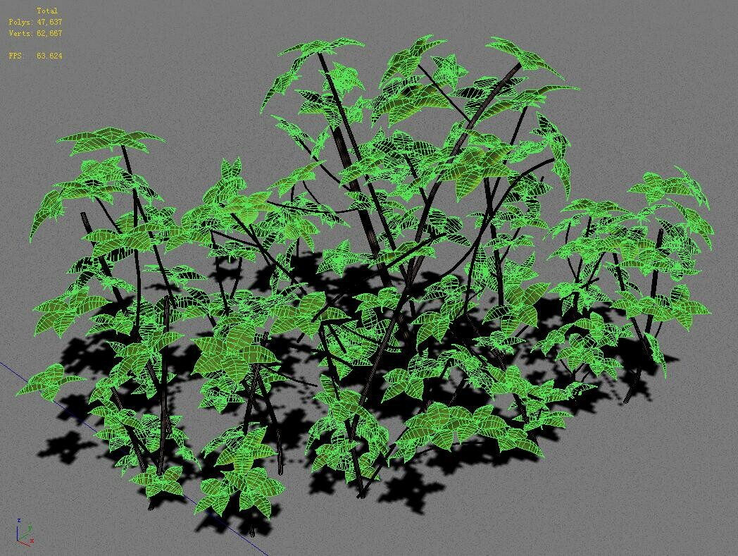 ArtStation - Forest - Large Shrub 09 | Game Assets
