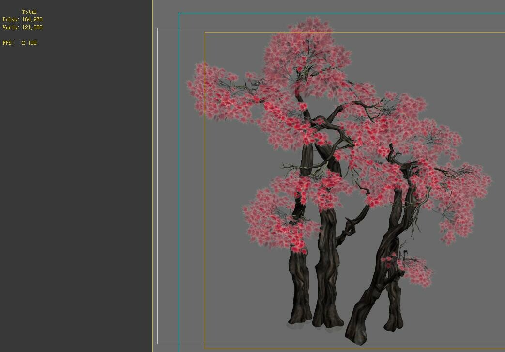 ArtStation - Game Model - Forest - Maple Tree 7 | Game Assets