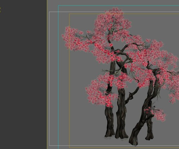 ArtStation - Game Model - Forest - Maple Tree 7 | Game Assets