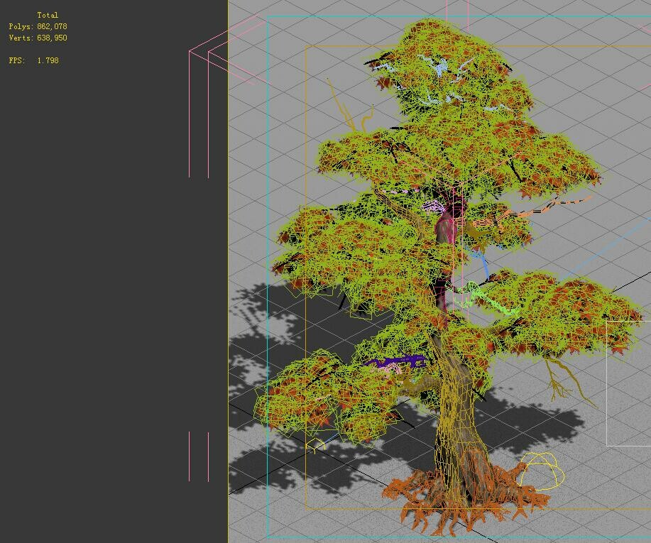 ArtStation - Game Model - Forest - Maple Tree 9 | Game Assets