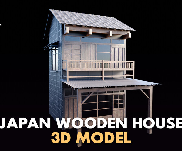 ArtStation - japanese wooden house | Resources