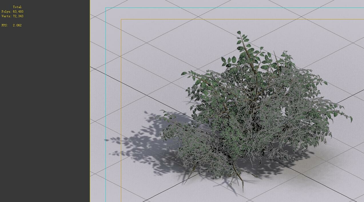ArtStation - Game Model - Forest - Shrubs 01 | Game Assets