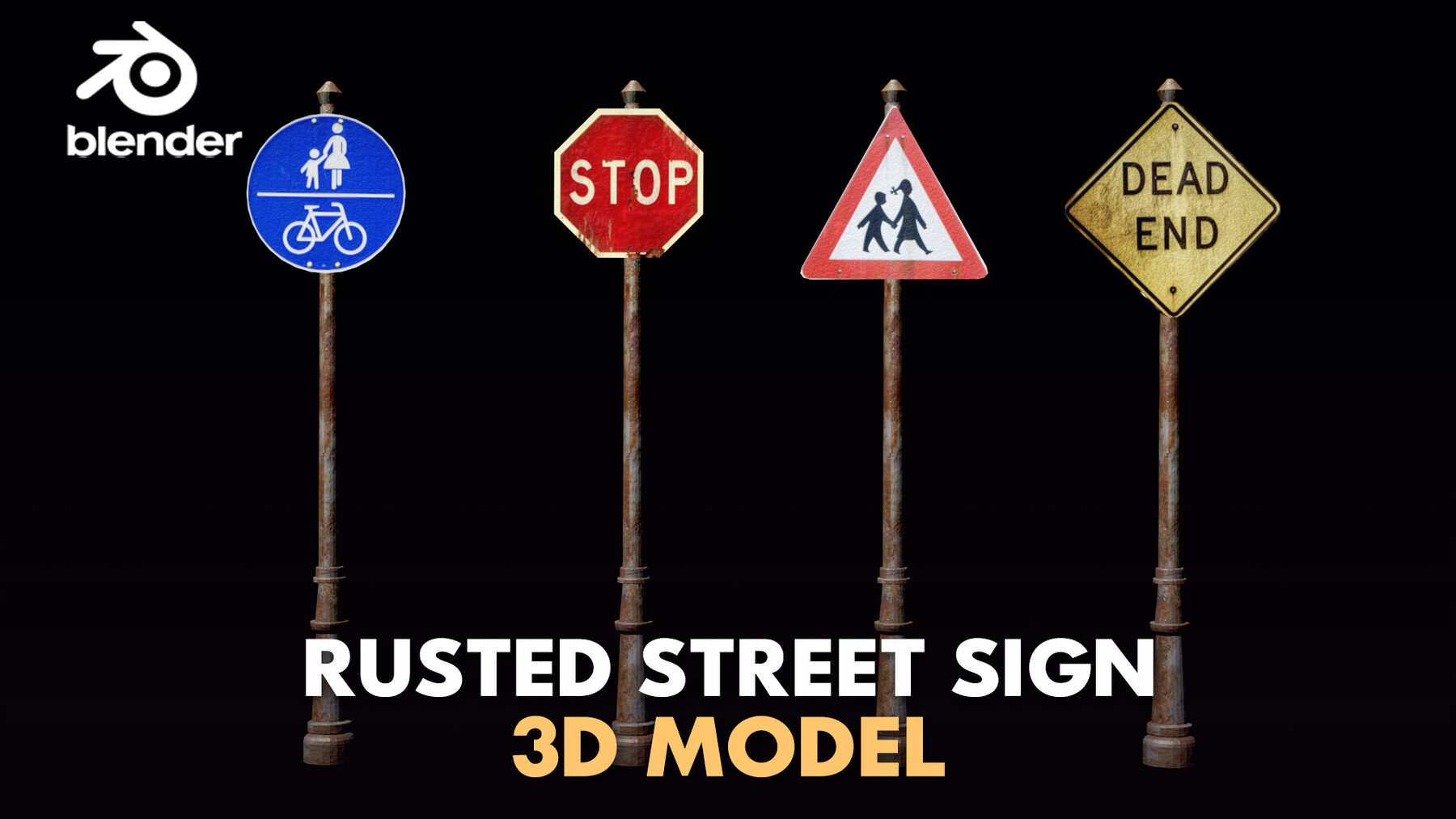 ArtStation - street sign | Resources