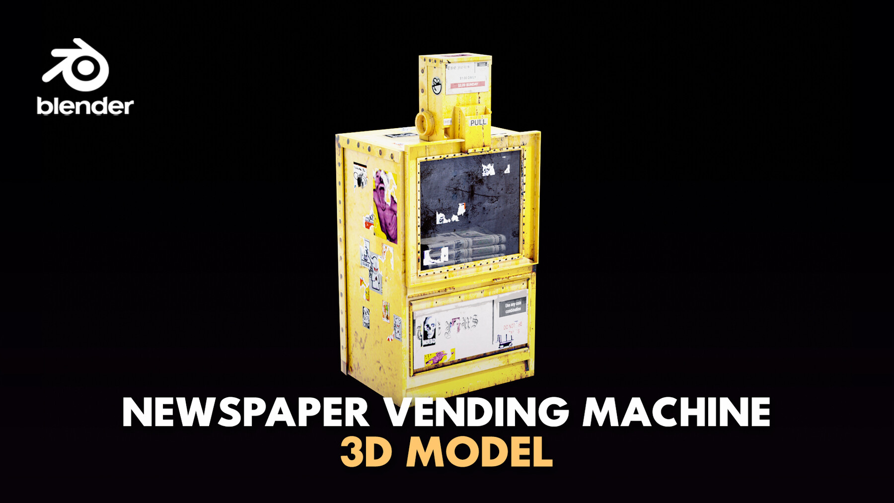 ArtStation - newspaper vending machine | Resources