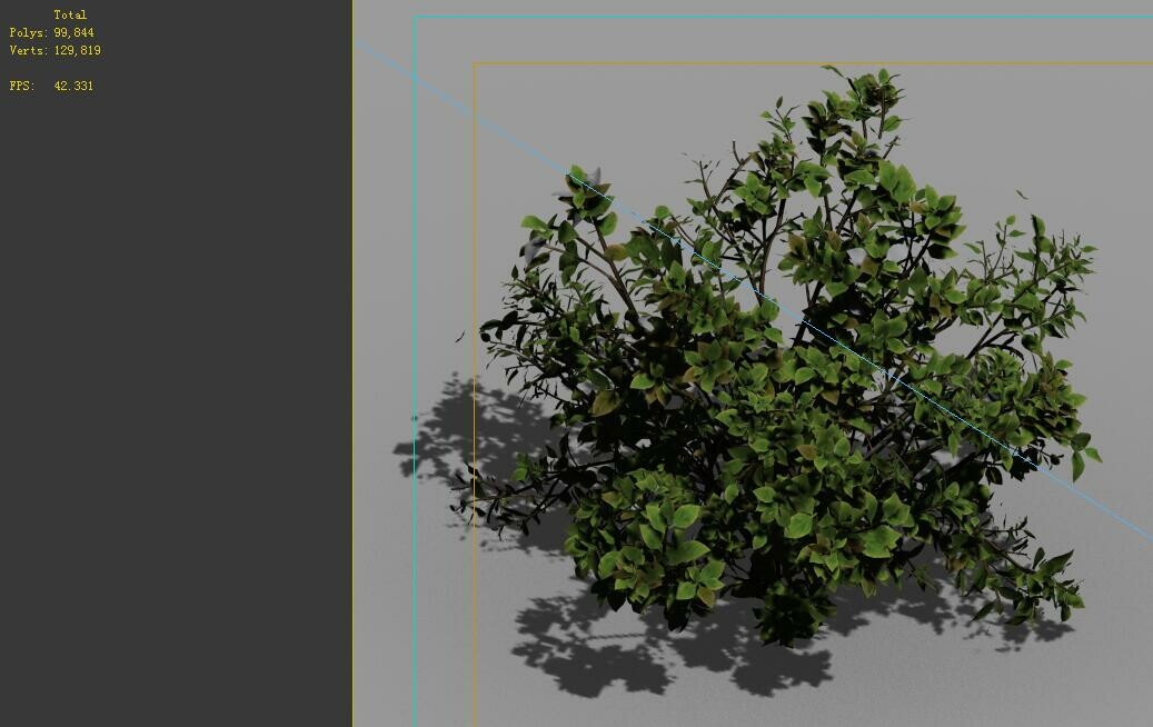 ArtStation - Game Model - Forest - Shrub 13 | Game Assets