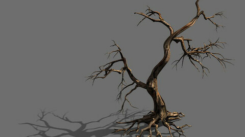 ArtStation - Game Model - Forest - Dead Tree 01 | Game Assets