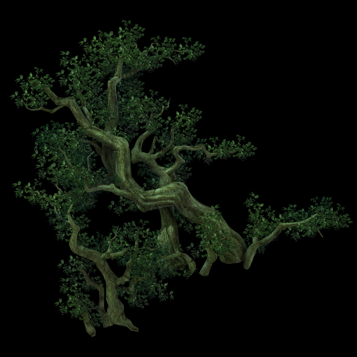 ArtStation - Game Model - Forest - Tree 04 | Game Assets