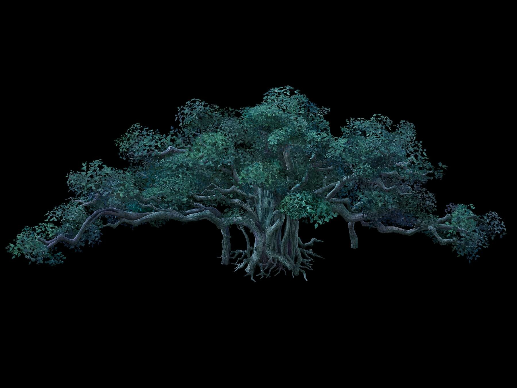 ArtStation - Game Model - Forest - Tree 11 | Game Assets
