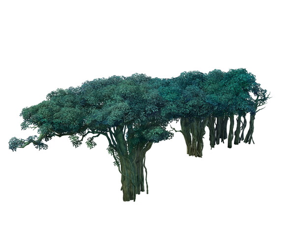 ArtStation - Game Model - Forest - Tree 12 | Game Assets