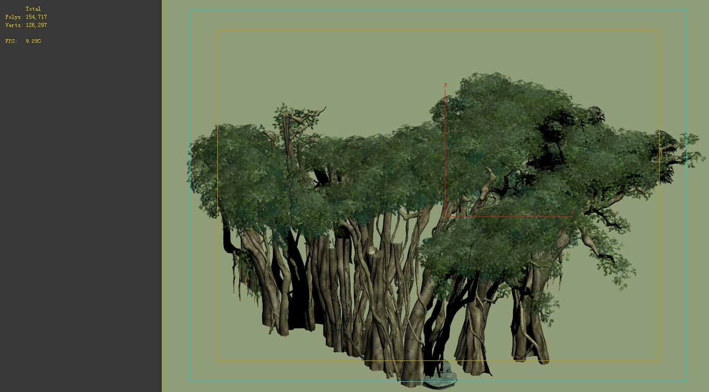 ArtStation - Game Model - Forest - Tree 14 | Game Assets
