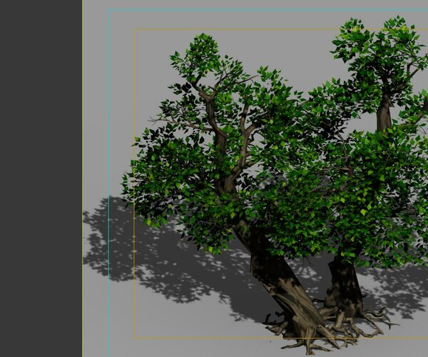 ArtStation - Game Model - Forest - Tree 21 | Game Assets
