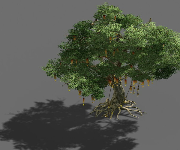 ArtStation - Game Models - Forest - Trees 10 | Game Assets
