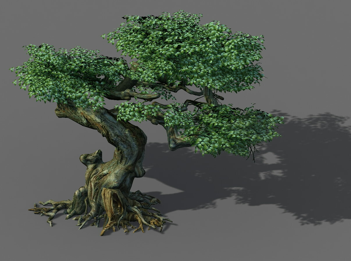 ArtStation - Game Model - Forest - Trees 12 | Game Assets