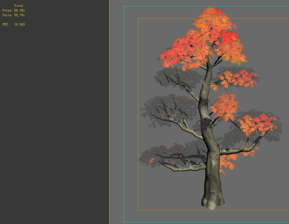 ArtStation - Game Models - Forest Trees - Maple Leaf | Game Assets