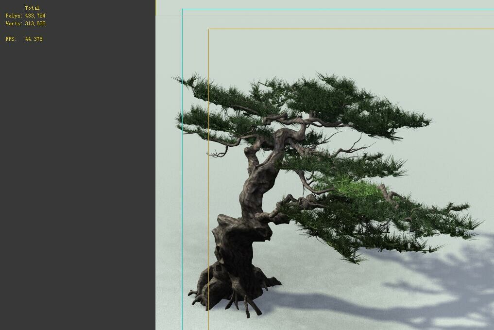 ArtStation - Game Model - Forest - Pine Tree 01 - Tree - Stone | Game ...