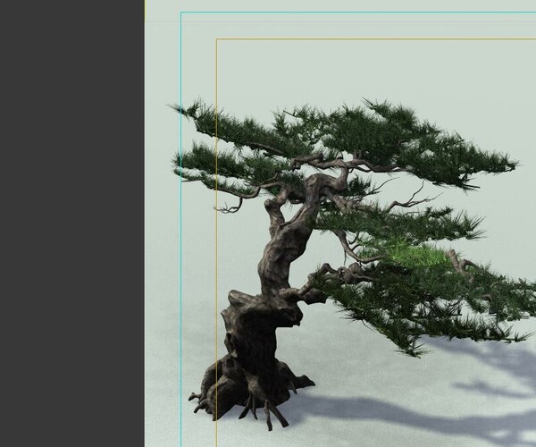 ArtStation - Game Model - Forest - Pine Tree 01 - Tree - Stone | Game ...