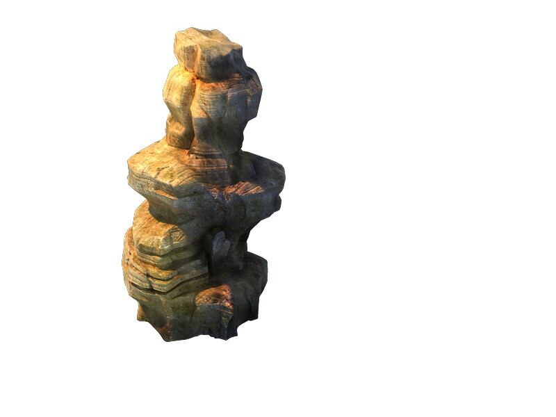 ArtStation - Game Model - Desert Gobi - Wind Stone 17 | Game Assets