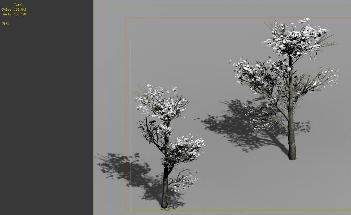 ArtStation - Game Model - Desert - Trees 03 | Game Assets