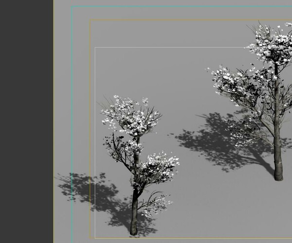 ArtStation - Game Model - Desert - Trees 03 | Game Assets