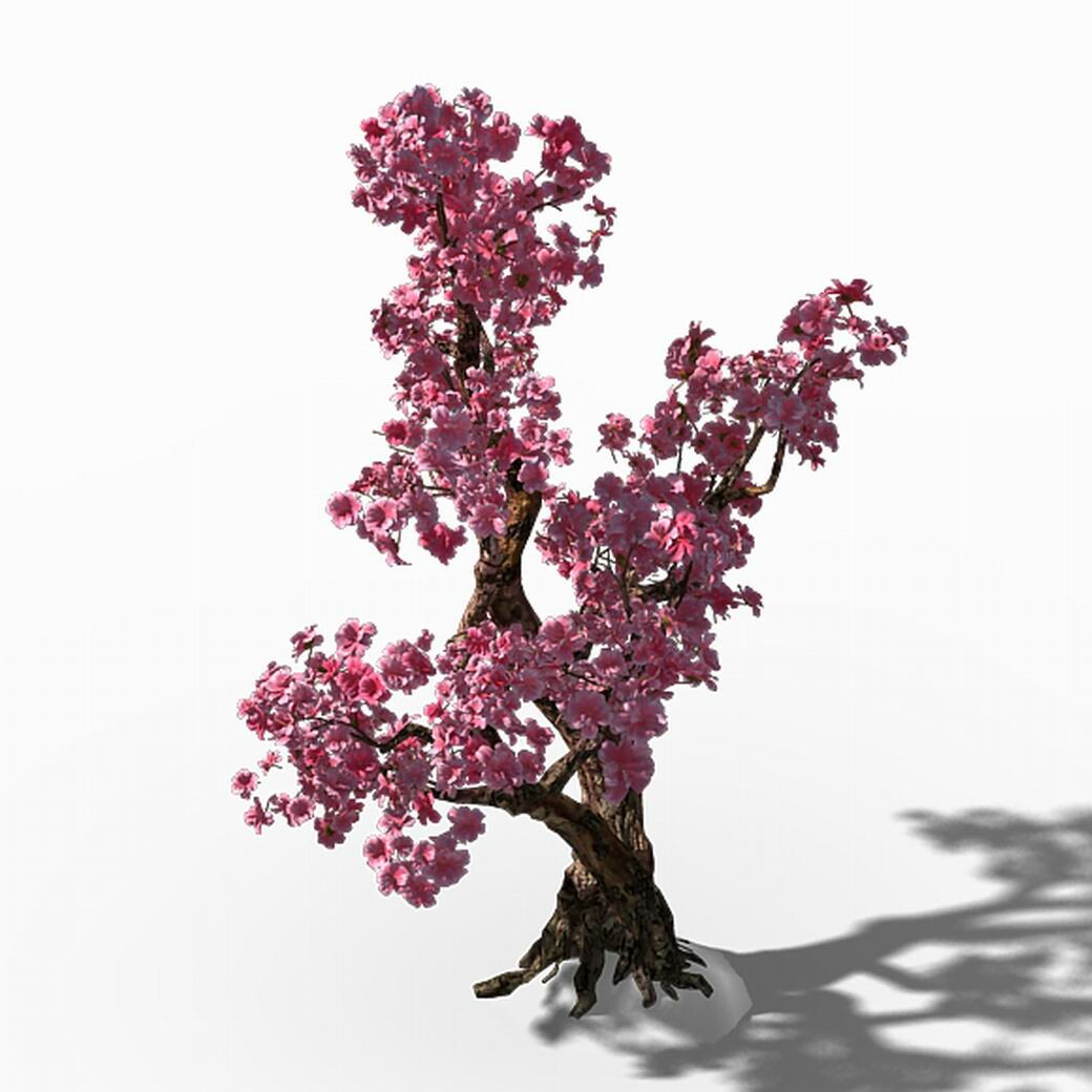 ArtStation - Taihu Lake coast - peach trees | Game Assets