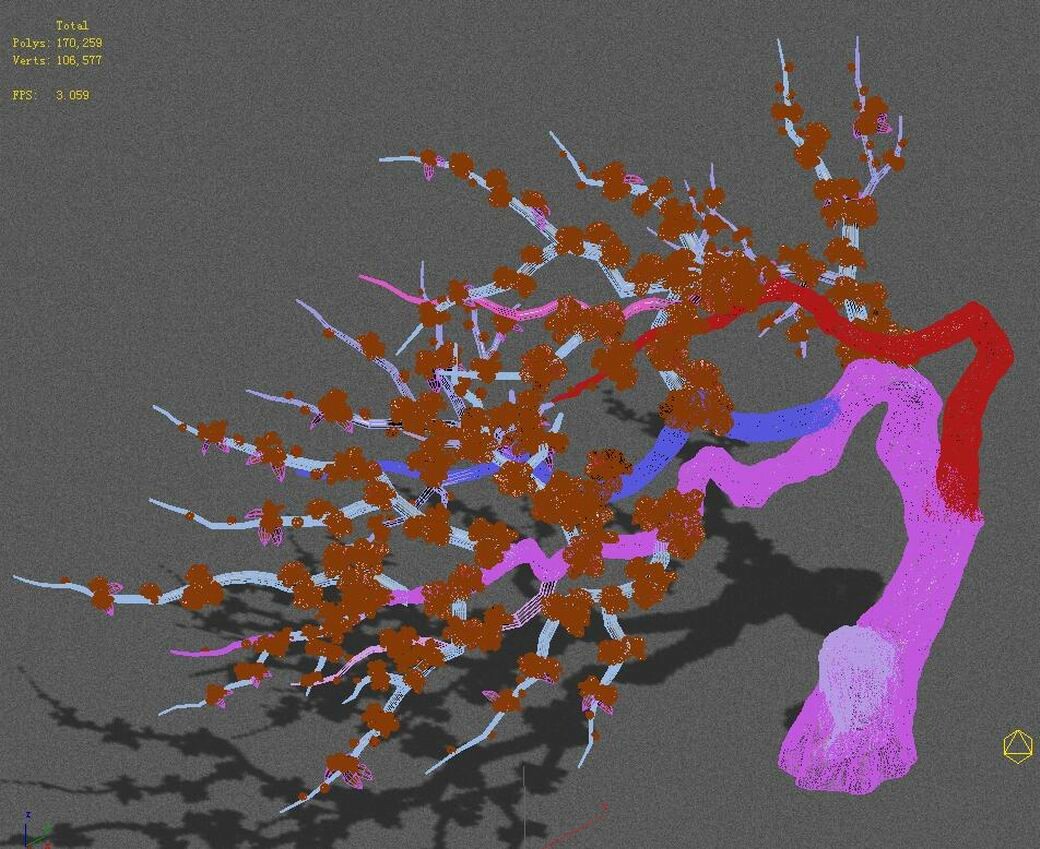 ArtStation - Peach Blossom Island - Peach Tree 03 | Game Assets