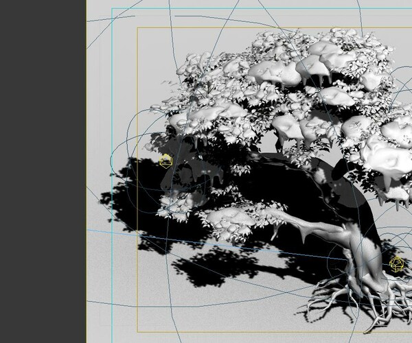ArtStation - Game Models - Snow - Trees 03 | Game Assets