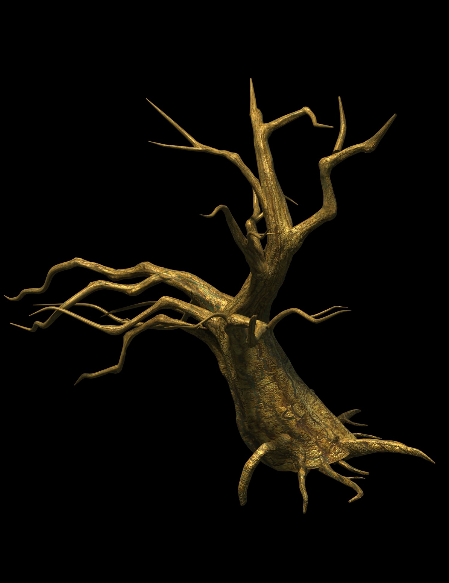 ArtStation - Fairy town - dead tree 2 | Game Assets