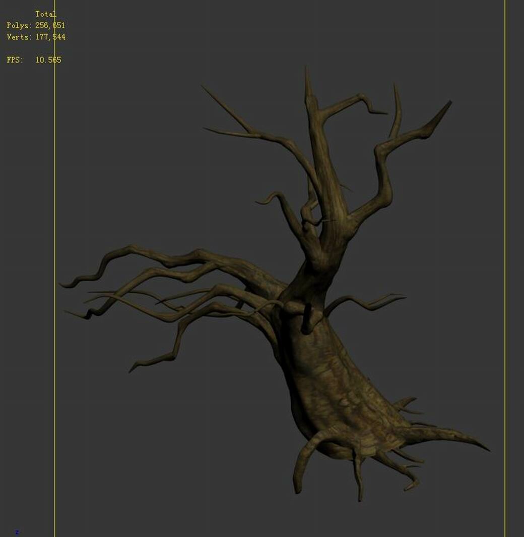 ArtStation - Fairy town - dead tree 2 | Game Assets