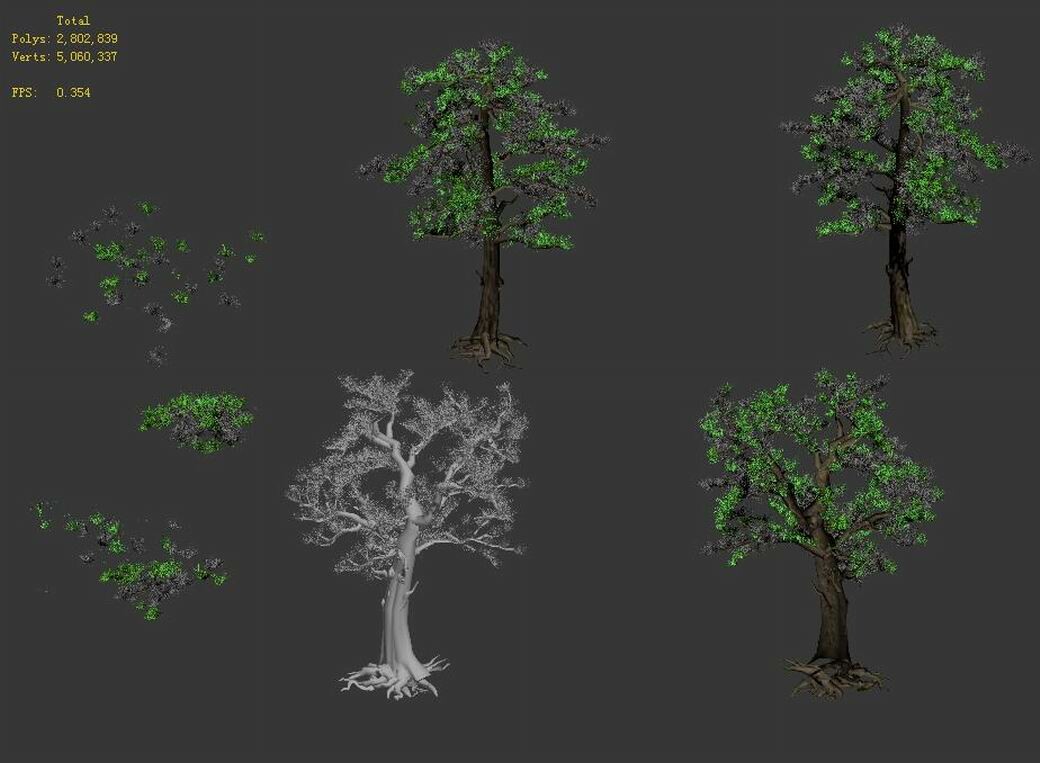 ArtStation - Welcoming pine 043 | Game Assets