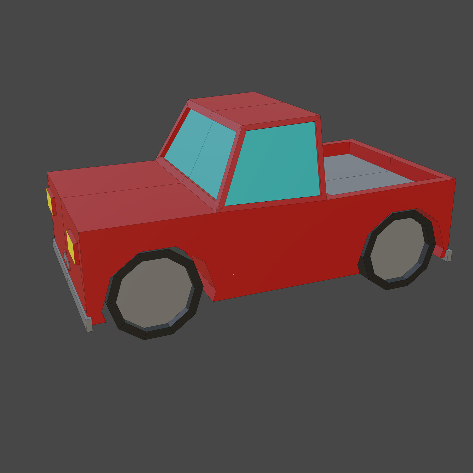 ArtStation - low-poly simple car game ready | Game Assets