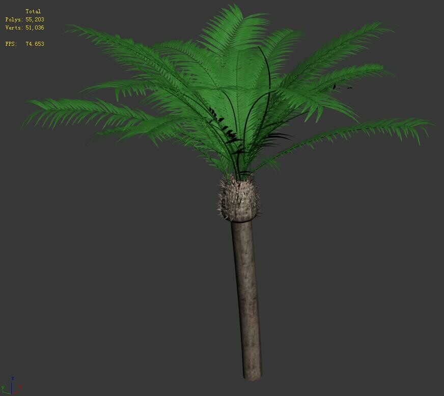 ArtStation - Plant - Coconut Tree 32 | Game Assets
