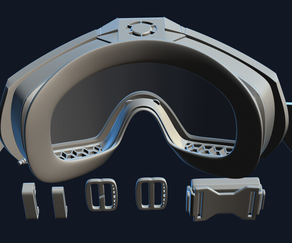 ArtStation - Military goggles - tactical military equipment - military ...