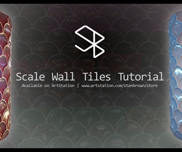 ArtStation - Substance Designer Tutorial - Scale Wall Tiles | Tutorials