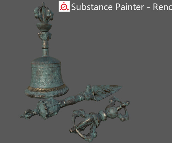 ArtStation - Tibetan tantric instruments | Resources