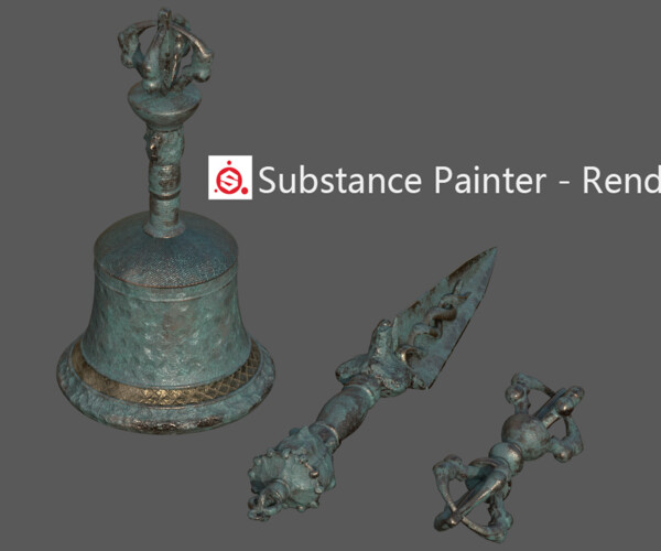 ArtStation - Tibetan tantric instruments | Resources