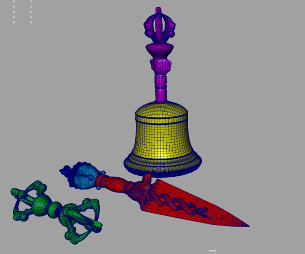 ArtStation - Tibetan tantric instruments | Resources