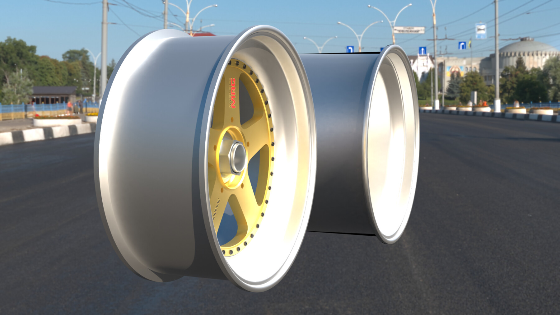 ArtStation - Mazda 787B front and rear wheels | Resources