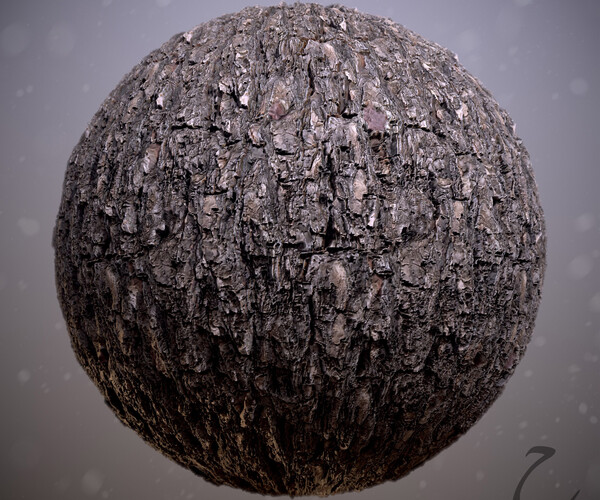 ArtStation - 5 Barks textures 4K _ Vol 01 | Game Assets