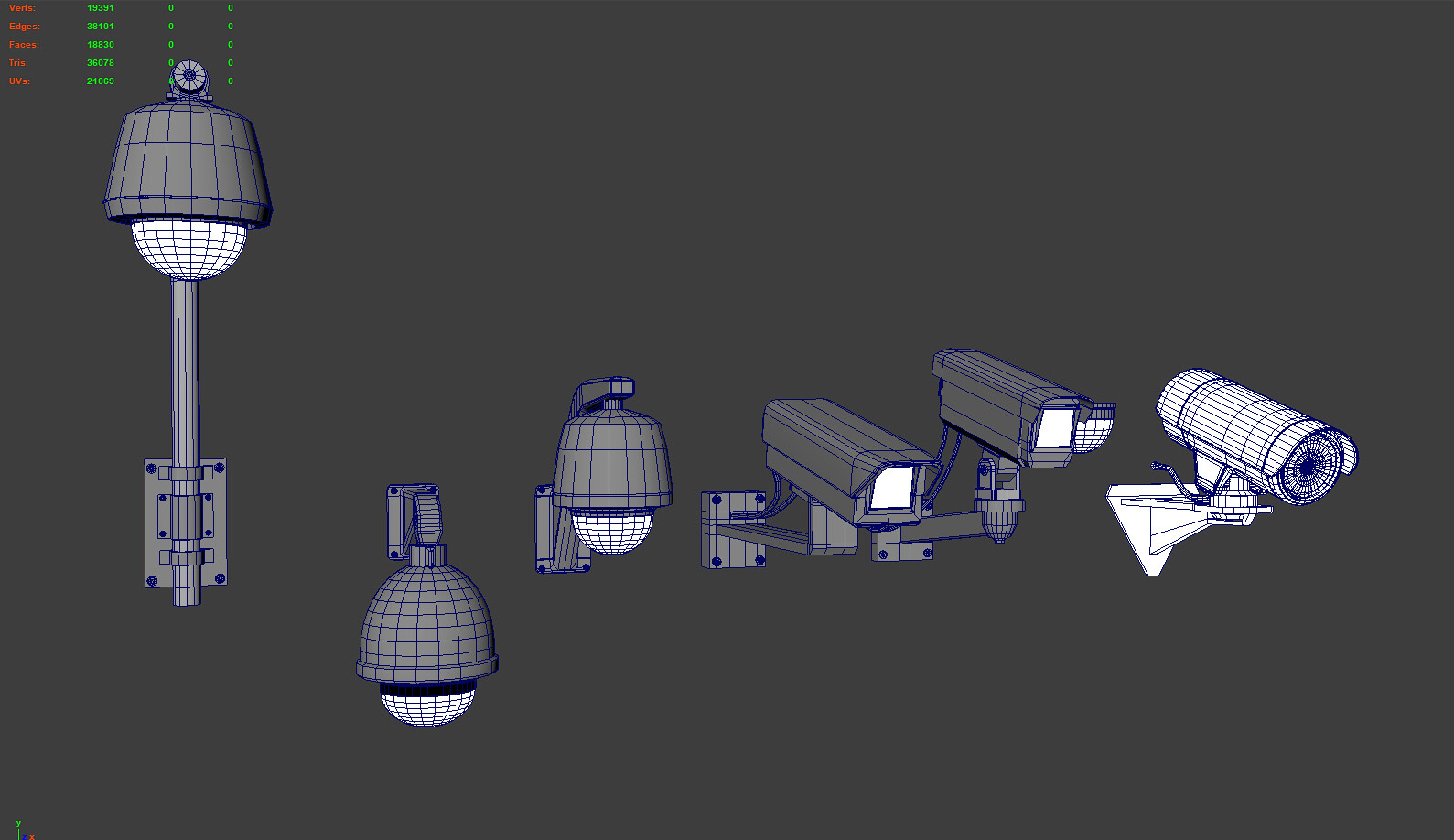 ArtStation - Security Cams | Game Assets