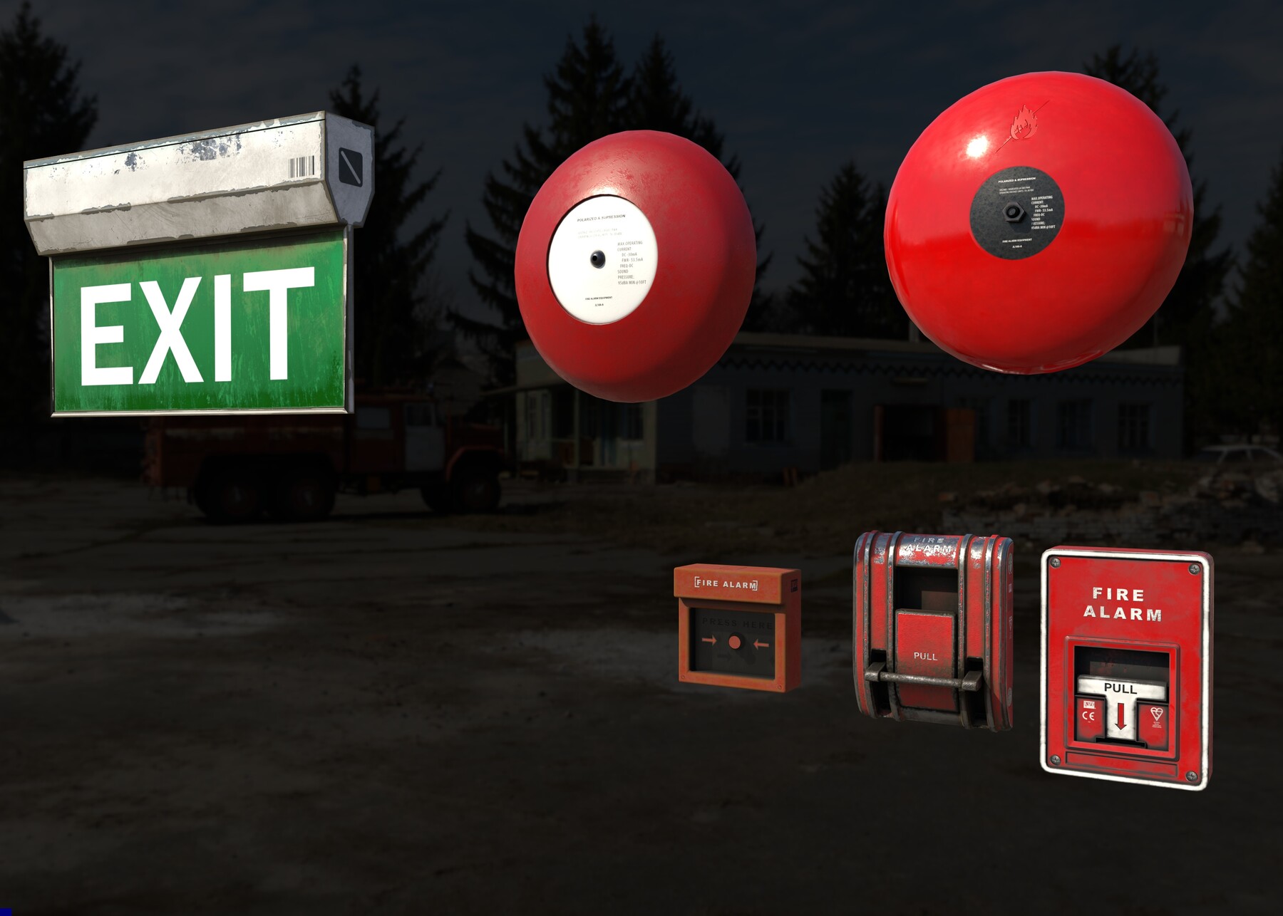 ArtStation - Fire Equipement Pack | Game Assets