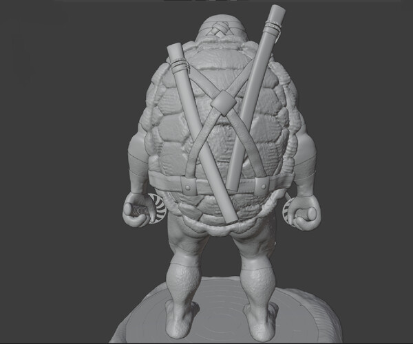 ArtStation - Teenage Mutant Ninja Turtles Blender Sculpting 3D model ...