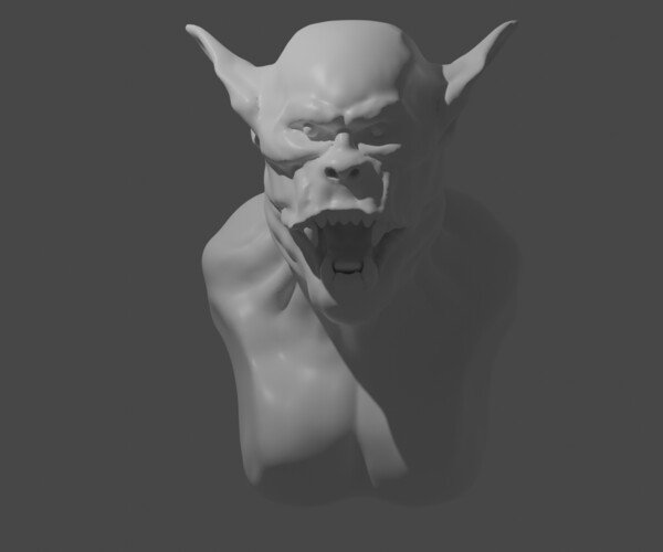 ArtStation - Head Ork 3D model | Resources