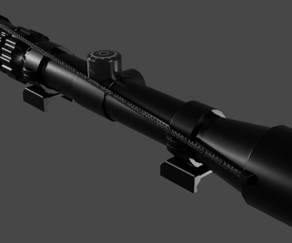 ArtStation - 8x Scope 3D Model | Game Assets